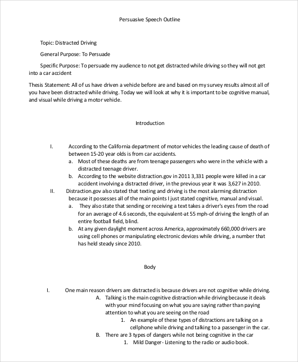 FREE 7 Persuasive Speech Examples In PDF MS Word