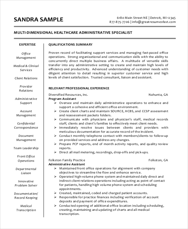 Medical Office Assistant Resumes Samples Mryn Ism