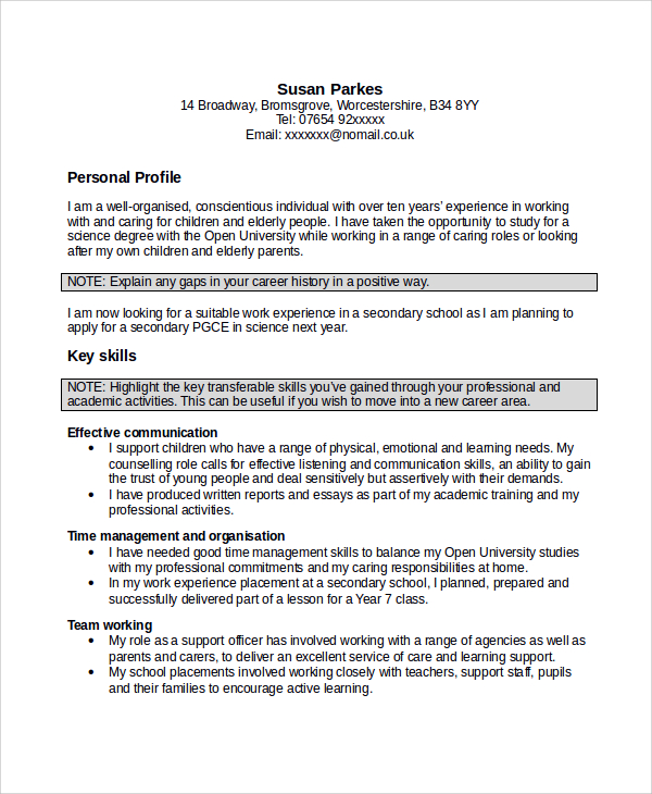 FREE 8 Resume Skills Samples In MS Word PDF