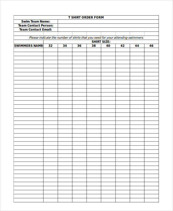 FREE 10 Sample Order Forms In PDF MS Word