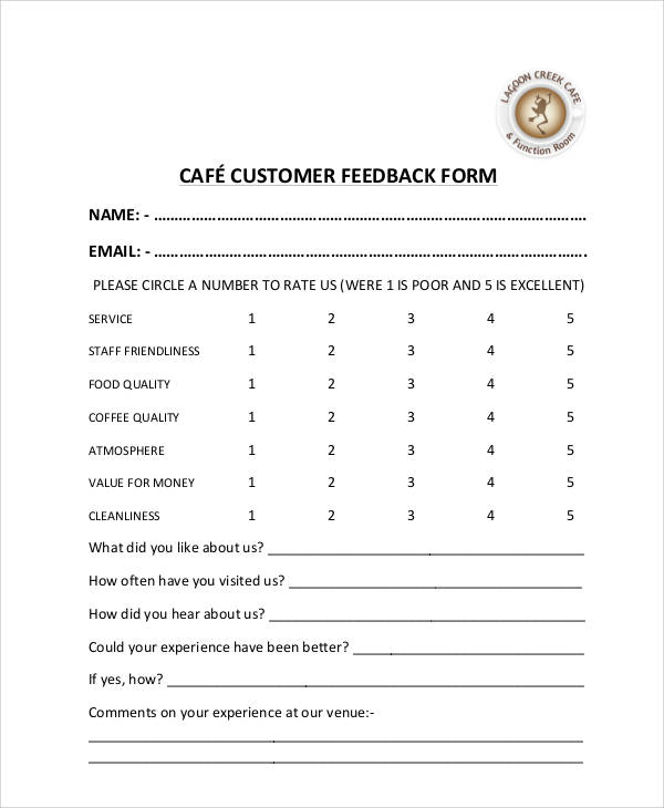 15 How To Make A Feedback Form In Word Sample Templates Sample Templates