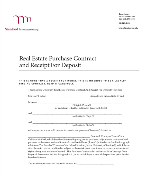 FREE 16 Down Payment Receipt Samples In MS Word PDF FREE 16 Down Payment Receipt Samples In MS Word PDF