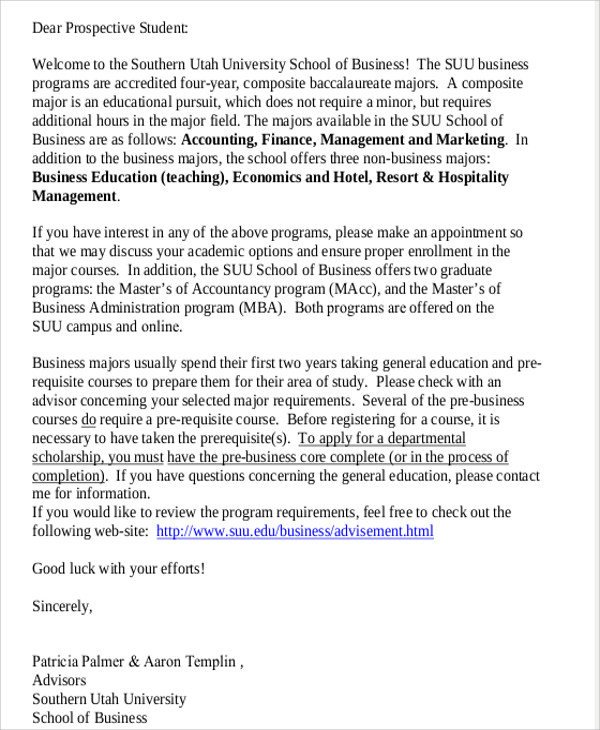 FREE 8 Example Business Letter In MS Word PDF