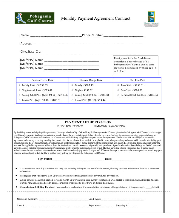 FREE 17 Payment Agreement Contract Samples In PDF MS Word Google FREE 17 Payment Agreement Contract Samples In PDF MS Word Google