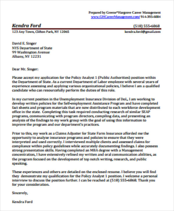 FREE 4 Data Analyst Cover Letter Templates In MS Word PDF