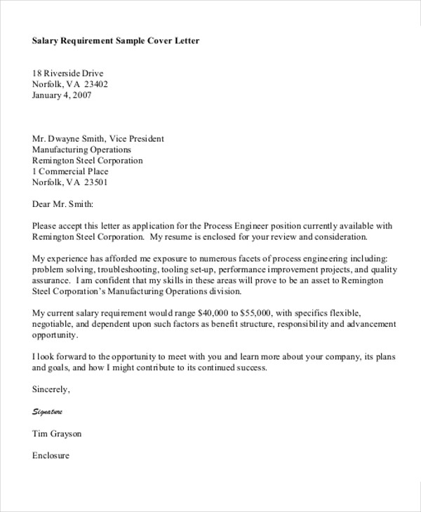 FREE 6 Sample Salary Proposal Letter Templates In PDF MS Word