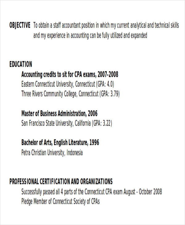 Career Objectives Examples FREE 7 Sample Career Objective Statement 