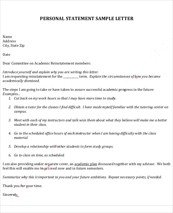 Contoh Statement Letter Bank Account IMAGESEE