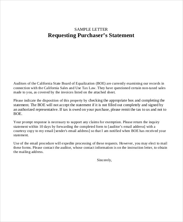 FREE 13 Statement Letter Samples In PDF MS Word Pages Google Docs FREE 13 Statement Letter Samples In PDF MS Word Pages Google Docs