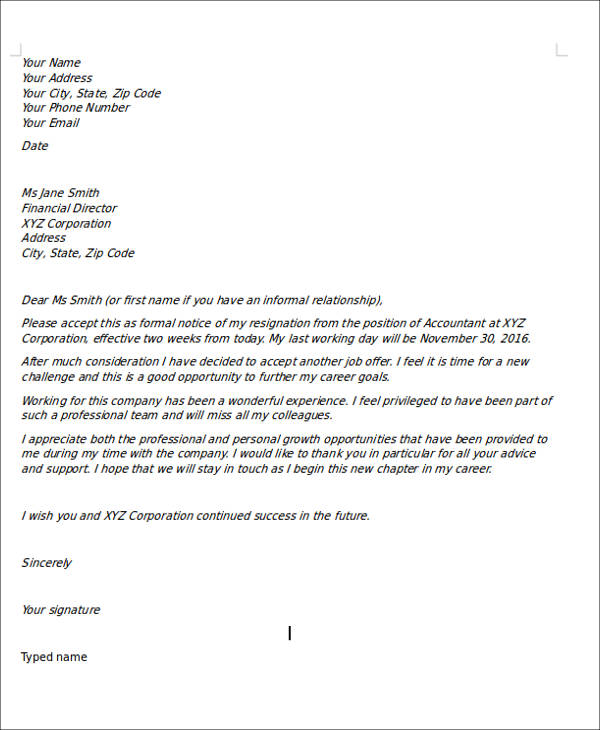 Can t Miss Takeaways Of Info About Resignation Reason Sample Porter 