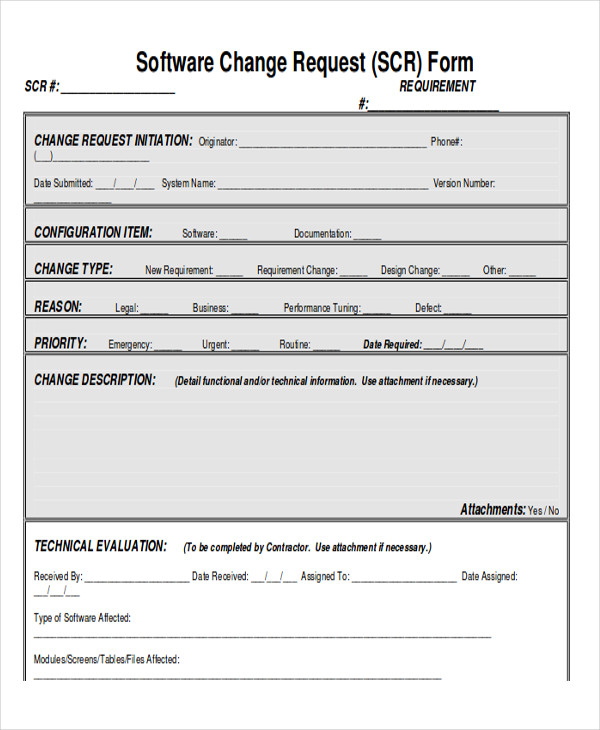FREE 10 Sample Software Request Forms In MS Word PDF