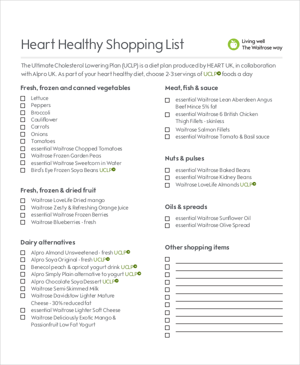 FREE 8 Shopping List Samples In MS Word PDF FREE 8 Shopping List Samples In MS Word PDF