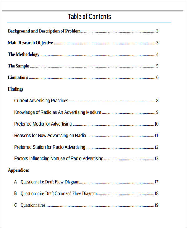 Manufacturing Project Report Sample PDF Template