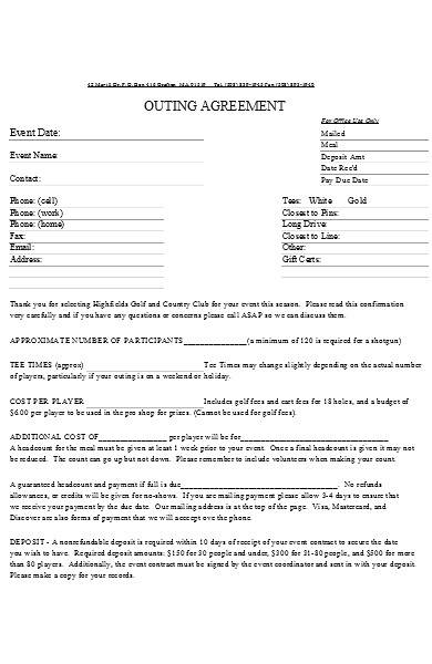 FREE 11 Sample Event Contract Agreement Templates In PDF MS Word 
