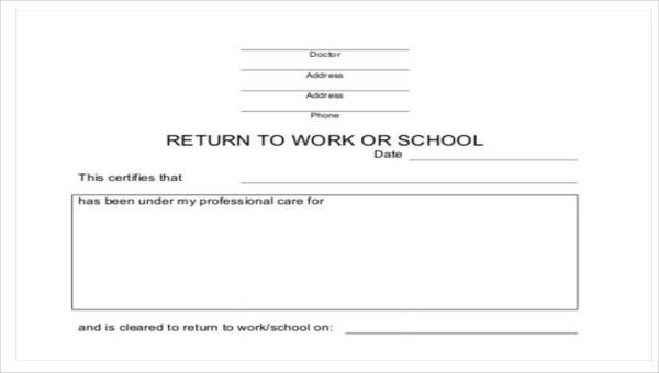 Return To Work Letter From Doctor Template Database Letter Template 