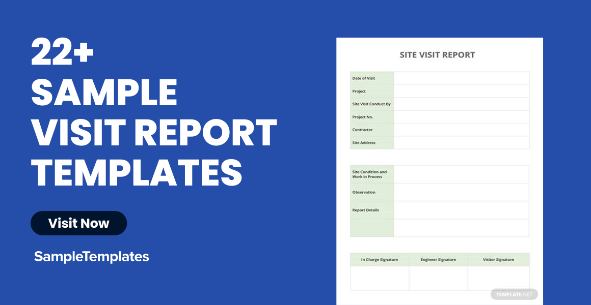 FREE 22+ Sample Visit Reports in PDF | MS Word | Apple Pages