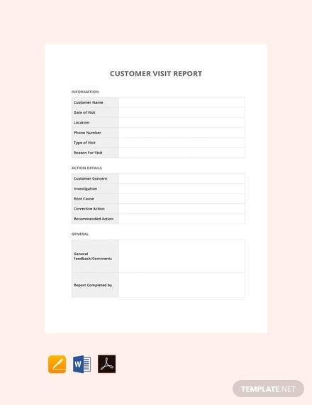 FREE How To Write A Visit Report Importance Steps Guidelines 