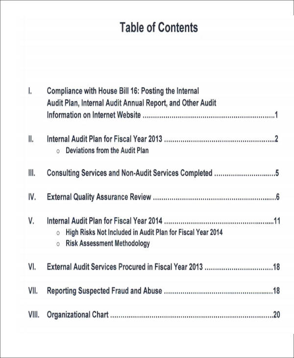 FREE 17 Sample Internal Audit Reports In MS Word PDF Pages