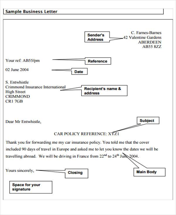 Informal Letter Format Hd