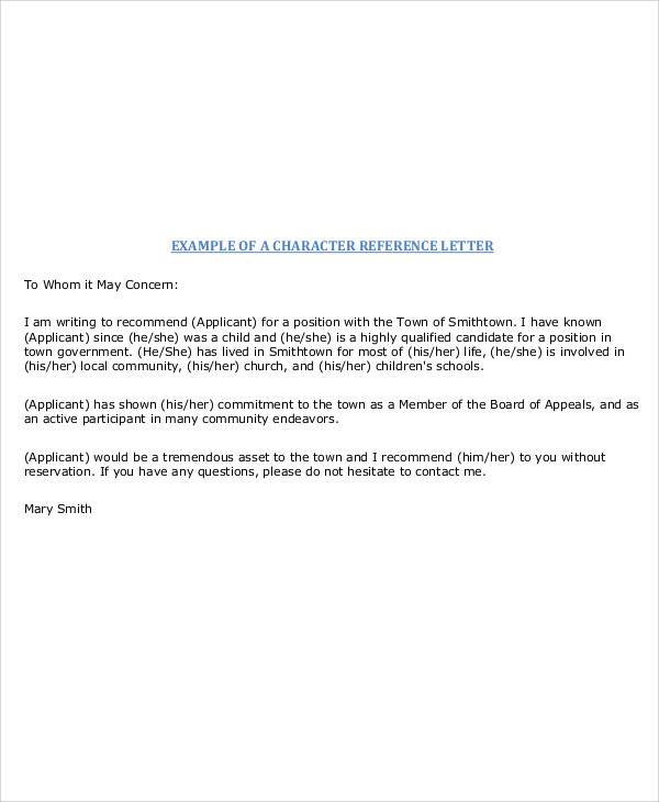 Personal Character Reference Letter For A Friend Collection Letter Images Personal Character Reference Letter For A Friend Collection Letter Images