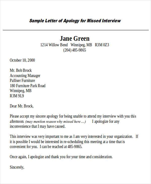 FREE 29 Formal Apology Letter Templates In PDF MS Word