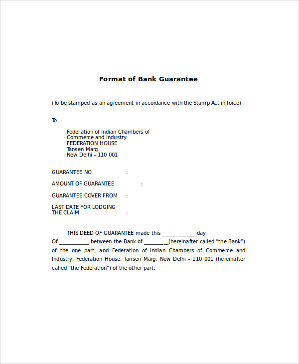 FREE 65 Guarantee Letter Samples In PDF MS Word Google Docs Pages