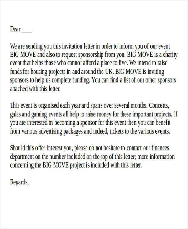 FREE 10 Sample Event Proposal Letter Templates In PDF MS Word Apple Pages Google Docs