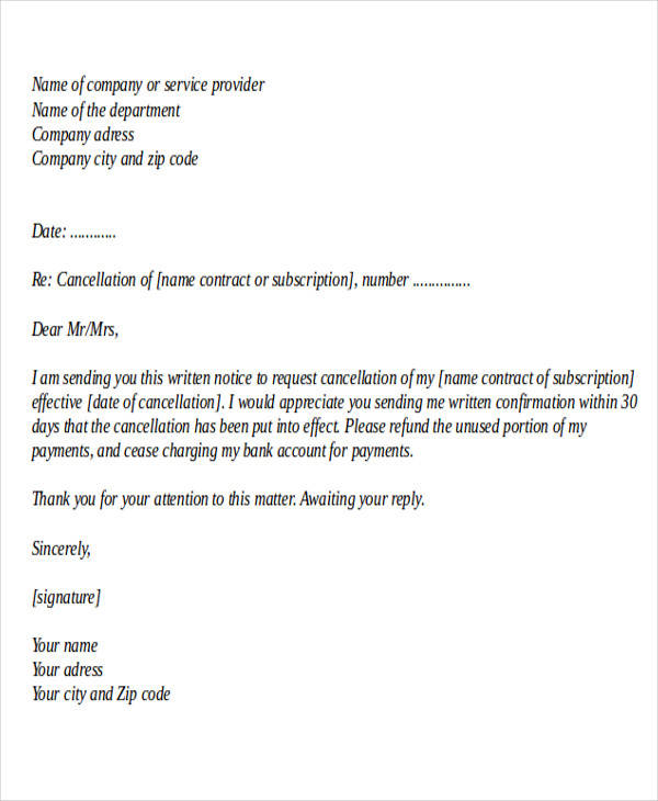 FREE 29 Termination Letter Templates In PDF MS Word