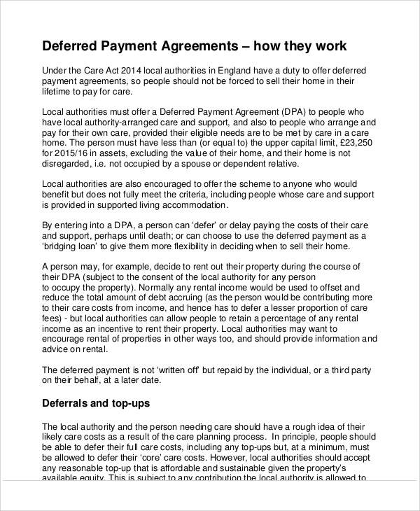 Car Payment Plan Agreement Template DocTemplates