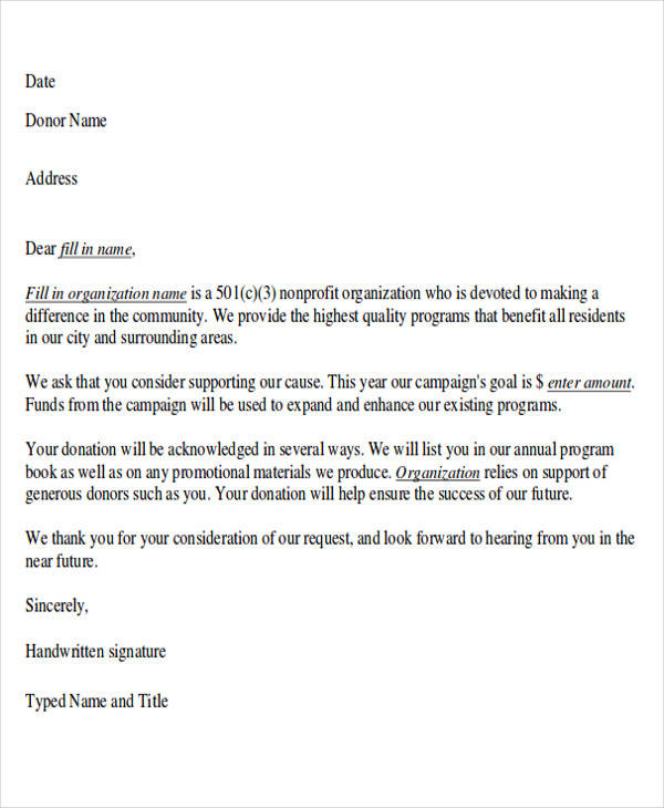 Sample Donation Letter In Memory Of Deceased Classles Democracy