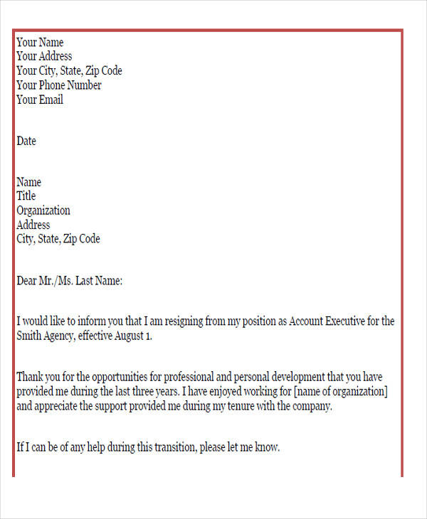 FREE 42 Notice Forms In PDF MS Word