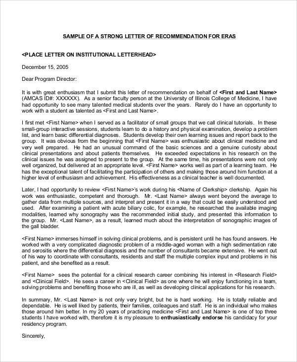 FREE 59 Reference Letter Templates In PDF MS Word Pages Google Docs