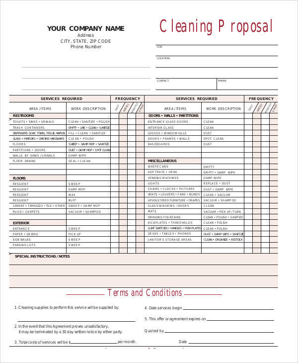 FREE 45 Proposal Form Templates In PDF MS Word Excel