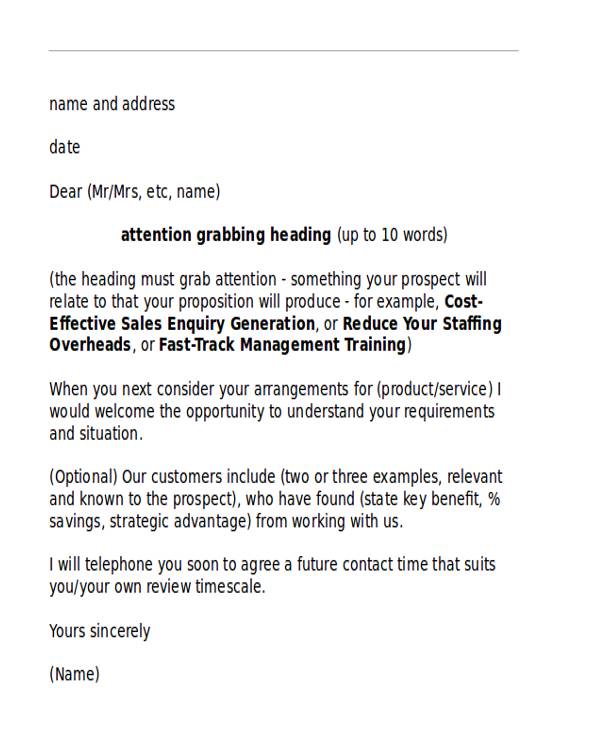 FREE 13+ Sample Sales Introduction Letter Templates in MS Word | PDF
