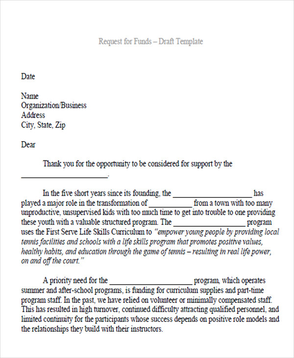 Project Proposal Letter Example