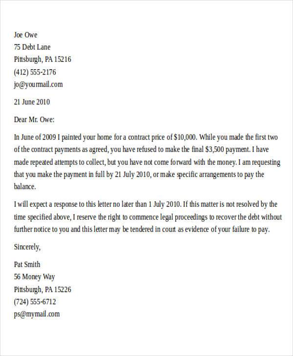 FREE 54 Demand Letter Templates In PDF Word