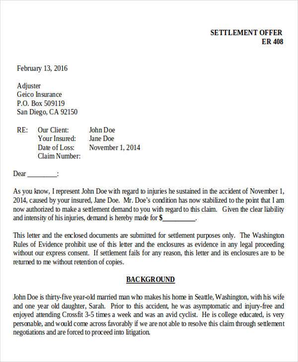 What Is A Demand Letter To An Insurance Company