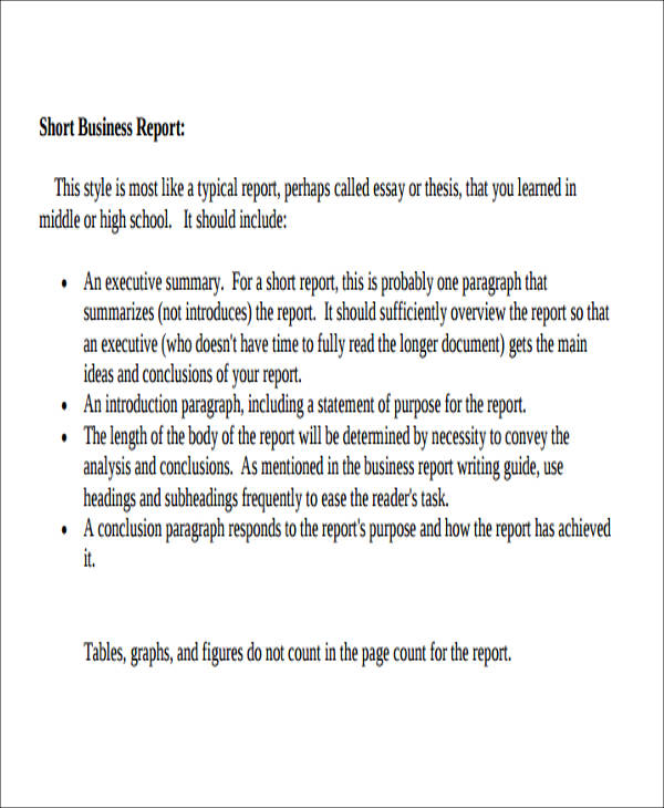 Written Report Sample Dancetable