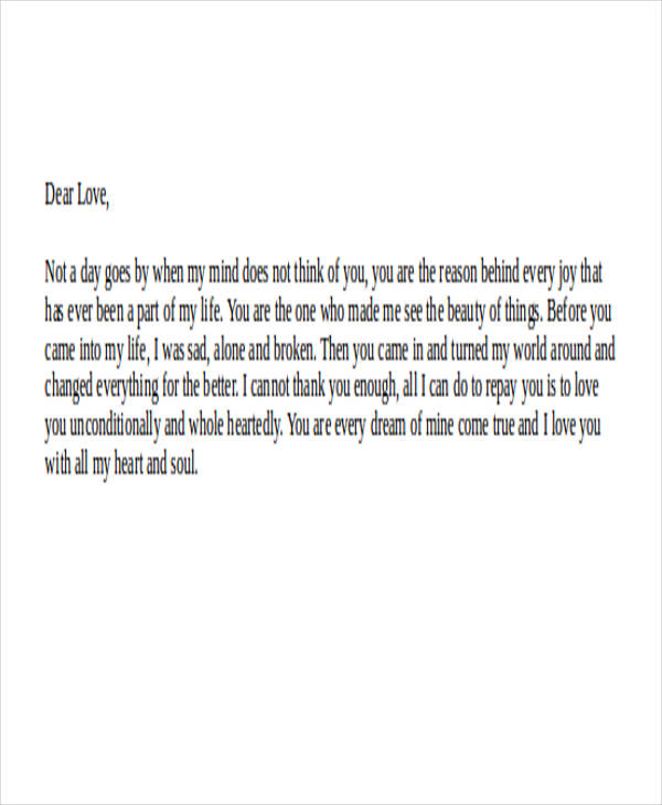 FREE 35 Love Letter Templates In PDF MS Word FREE 35 Love Letter Templates In PDF MS Word