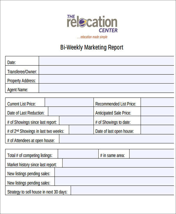 FREE 14 Sample Marketing Reports In MS Word Google Docs Apple Pages
