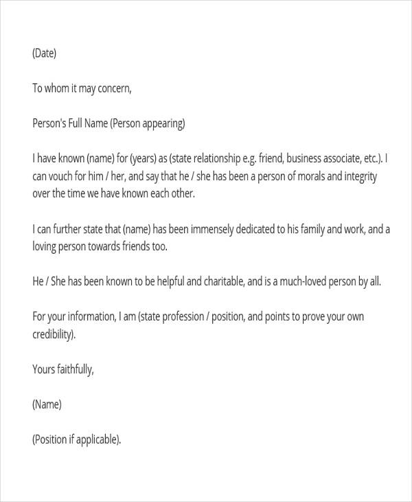 FREE 20 Witness Letter Templates In PDF MS Word