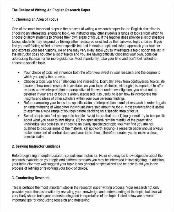 FREE 20 Research Paper Outlines In PDF MS Word FREE 20 Research Paper Outlines In PDF MS Word