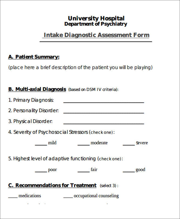 Shelley D Blackwell Sample Diagnostic Assessment Shelley D Blackwell Sample Diagnostic Assessment