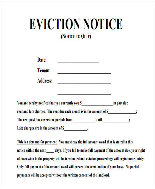 How To Get A Eviction Notice Dreamopportunity25