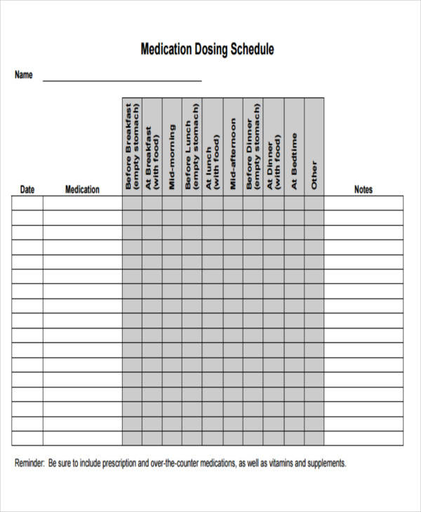 Dentrodabiblia Daily Medication Log