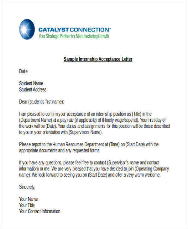 17 Internship Letter Format From College To Company Gif Format Kid