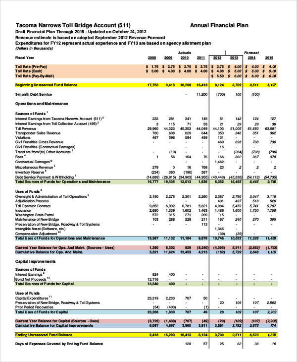 FREE 10 Financial Plan Samples Templates In PDF Google Docs