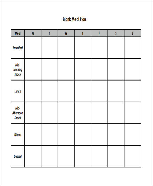 FREE 21 Meal Planner Samples Templates In PSD Excel PDF MS Word
