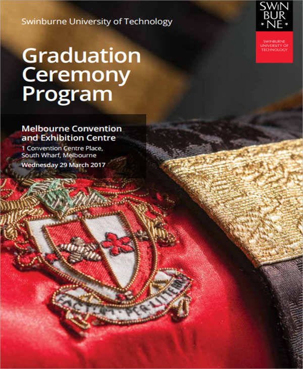 FREE 6 Sample Graduation Programs In PDF MS Word FREE 6 Sample Graduation Programs In PDF MS Word