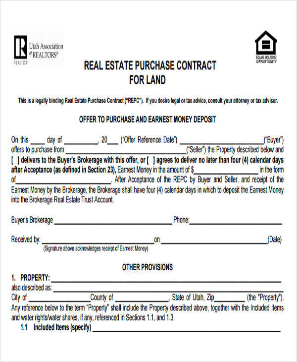 Free Printable Land Purchase Agreement Free Printable Templates